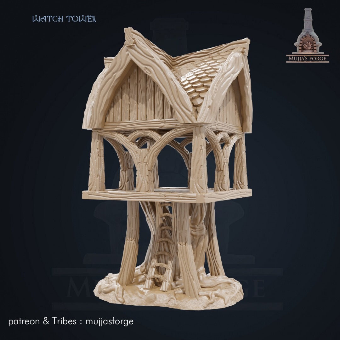 Forest Watchtower RPG Terrain 6-75mm - Etsy