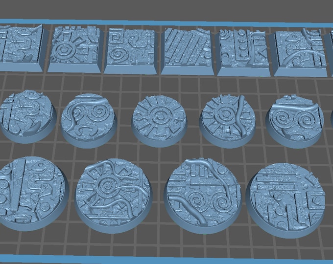 Aztec Temple Ruin Set 28mm Dungeons and Dragons Pathfinder D&d Terrain ...