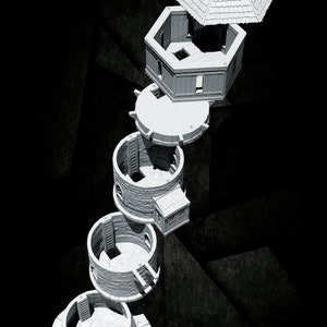 Medieval Watchtower | RPG Terrain | 6-54mm Terrain - Etsy