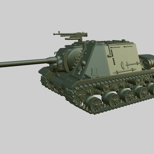 ISU-122 Heavy SPG | Soviet WW2 Armor - Etsy