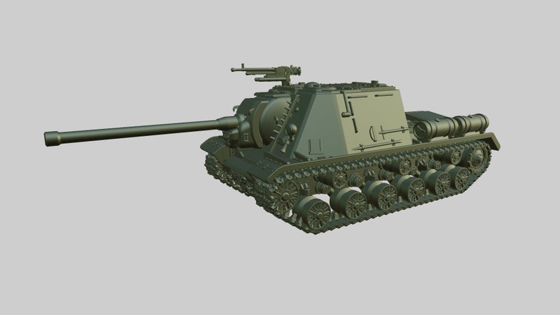ISU-122 Heavy SPG | Soviet WW2 Armor - Etsy