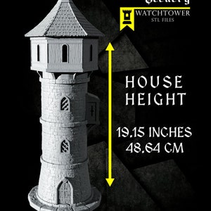 Medieval Watchtower | RPG Terrain | 6-54mm Terrain - Etsy