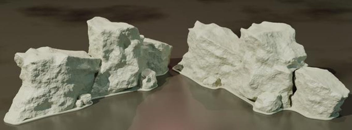 Rock Terrain Scatter Set - Etsy
