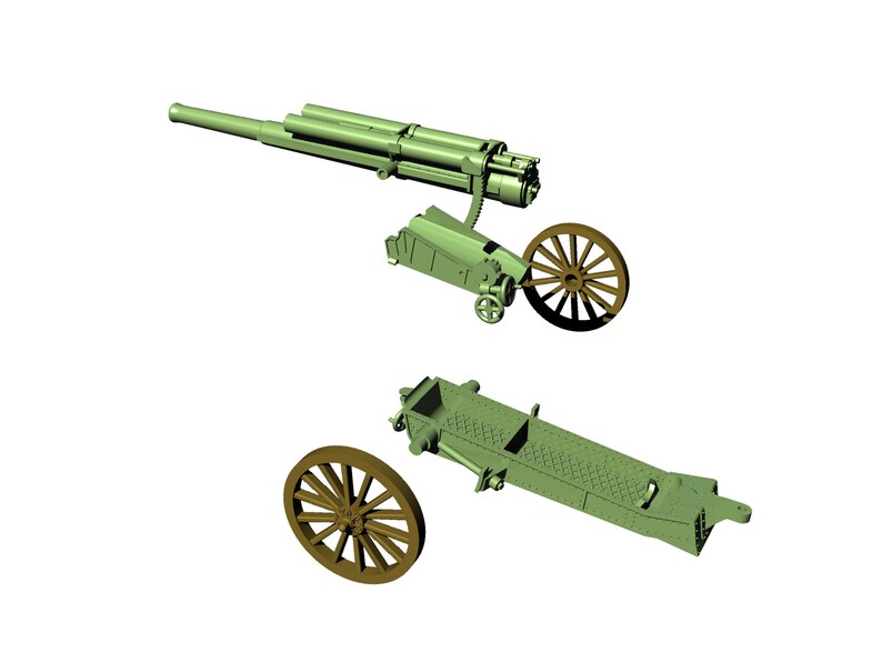 BL 60 Pound Carriage Mark I | WW1 Armor - Etsy