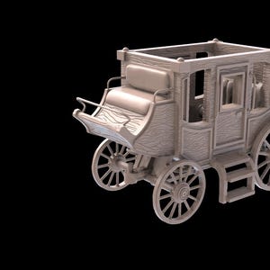 Old West Stagecoach | 15-54mm Miniature - Etsy