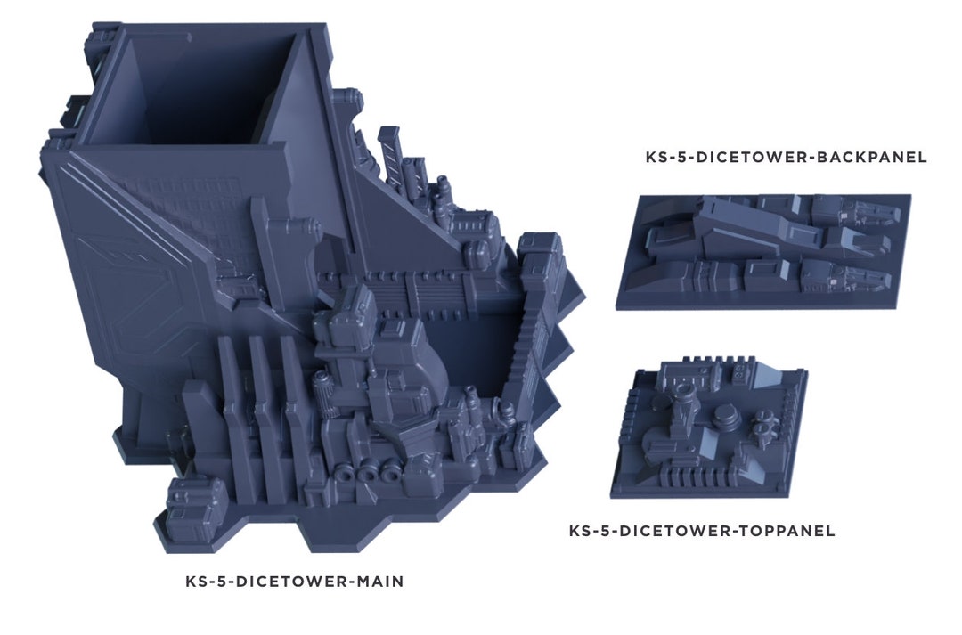 6mm Scifi Terrain Dice Tower - Etsy
