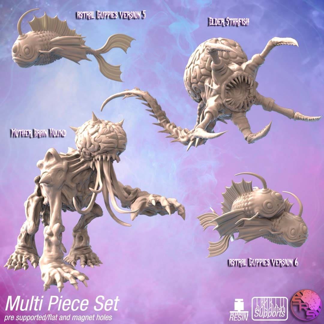 Astral Monsters | Astral Horrors | 15-54mm Miniatures - Etsy