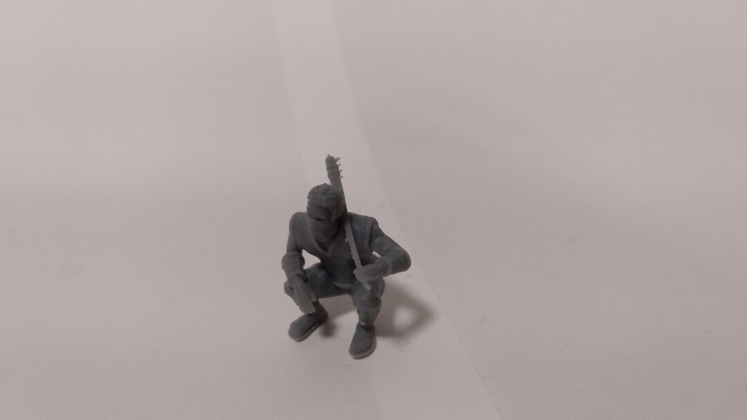 Kneeling Bandit With Spiked Bat Miniature - Etsy