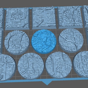 Aztec Bases | Miniature Base Sets - Etsy