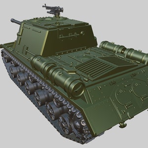 ISU-122 Heavy SPG | Soviet WW2 Armor - Etsy