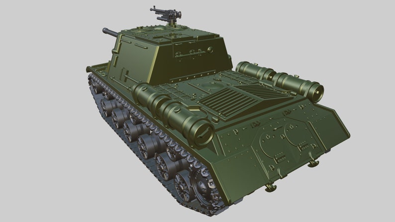 ISU-122 Heavy SPG | Soviet WW2 Armor - Etsy