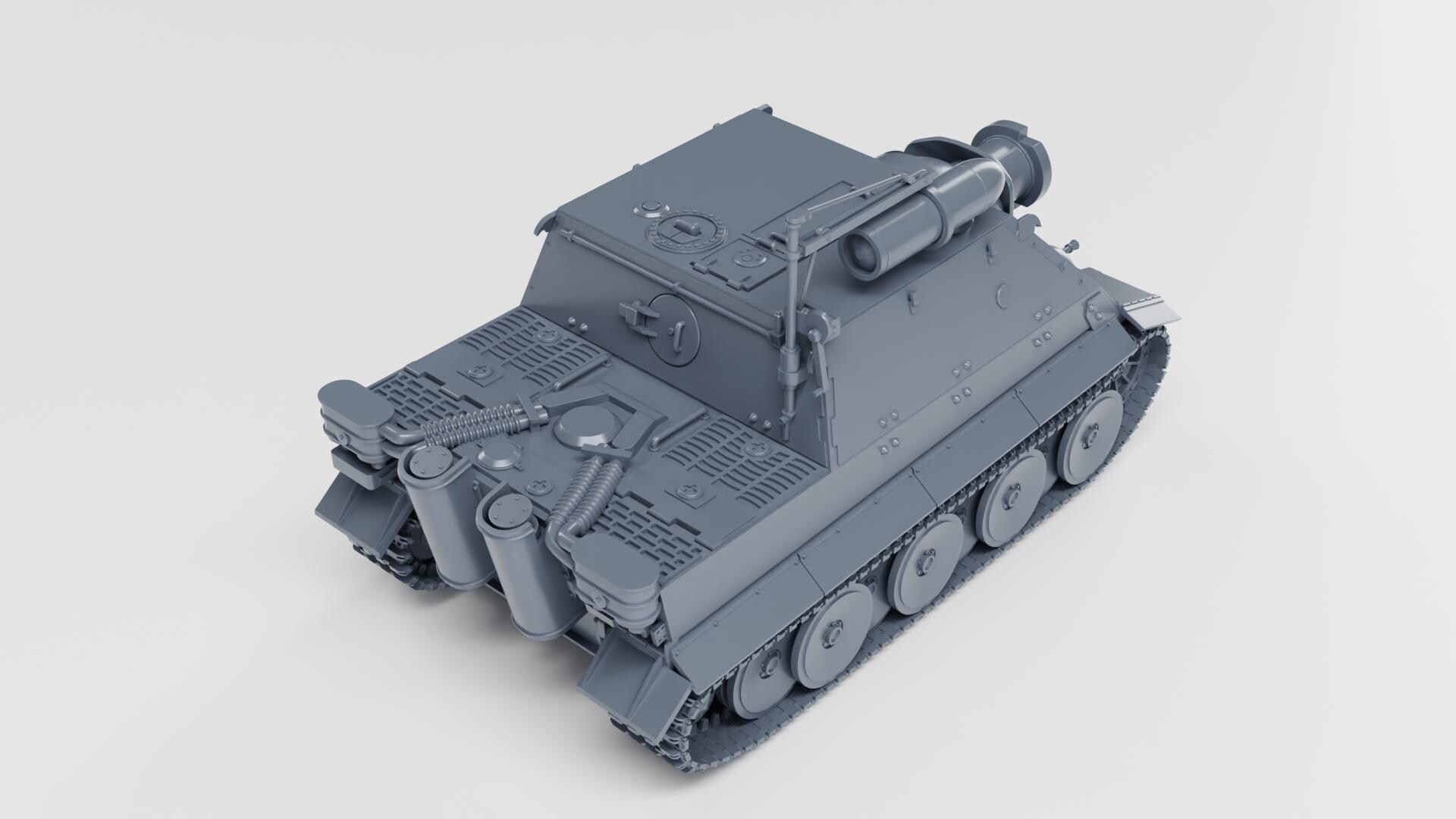 Sturmtiger - 38 Cm RW61 Auf Sturmmörser Tiger Early Prototype Version ...