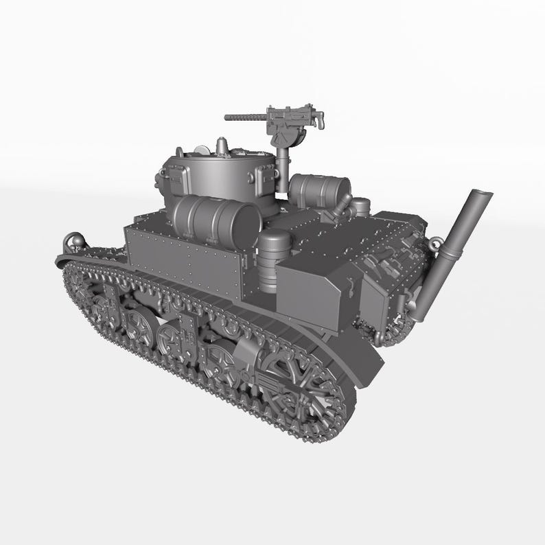 M3A1 Stuart Satan | US Tanks of WW2 - Etsy