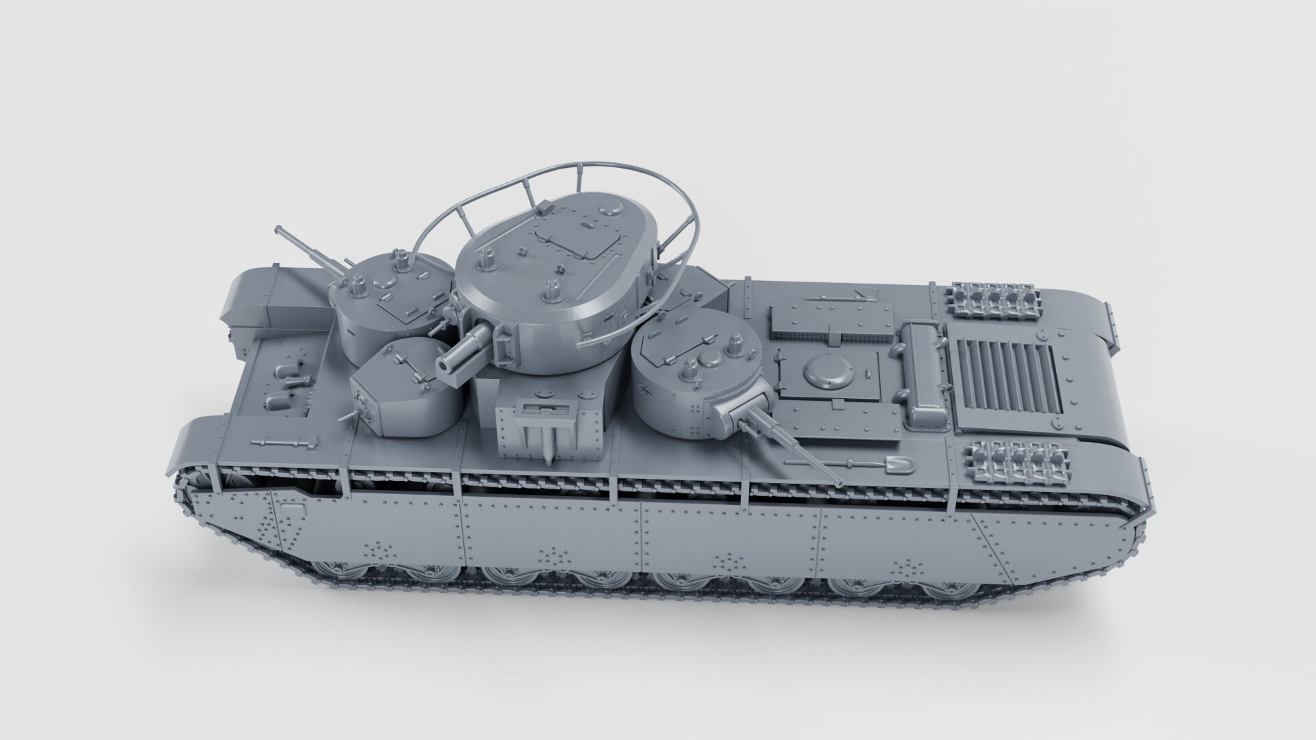 T-35A Heavy Tank | Soviet WW2 Armor - Etsy