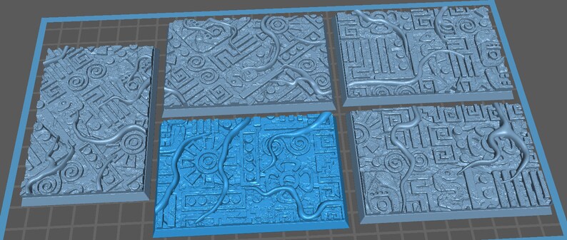 Aztec Bases | Miniature Base Sets - Etsy