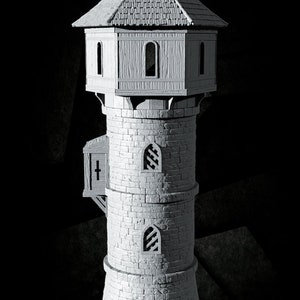 Medieval Watchtower | RPG Terrain | 6-54mm Terrain - Etsy