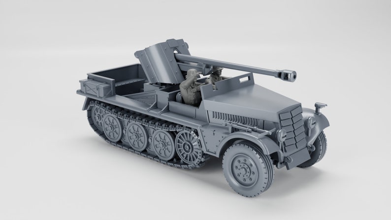 Sd.kfz.10-5 With Armor and 5cm PAK 38 | WW2 Armor - Etsy