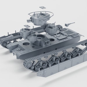 T-35A Heavy Tank | Soviet WW2 Armor - Etsy