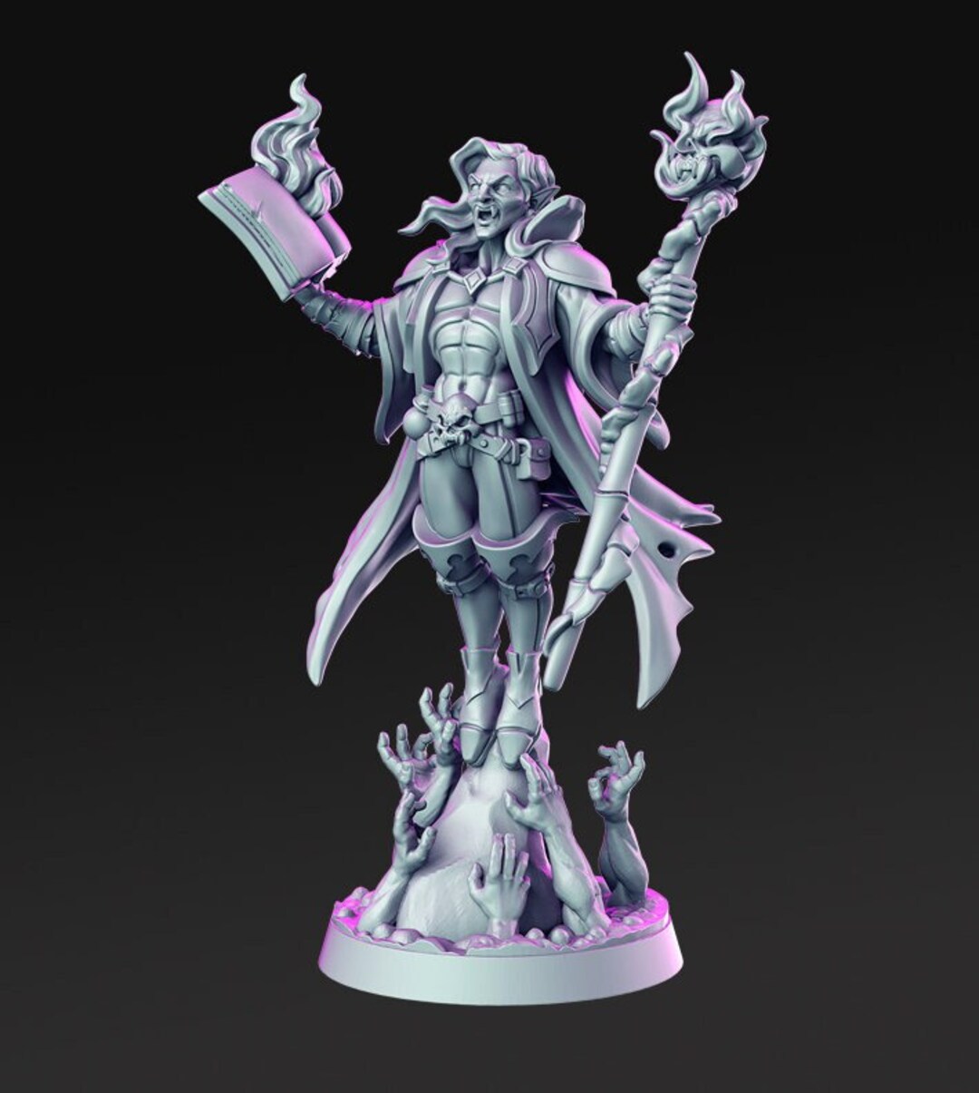Vraduul, Vampire Warlock Miniature - Etsy