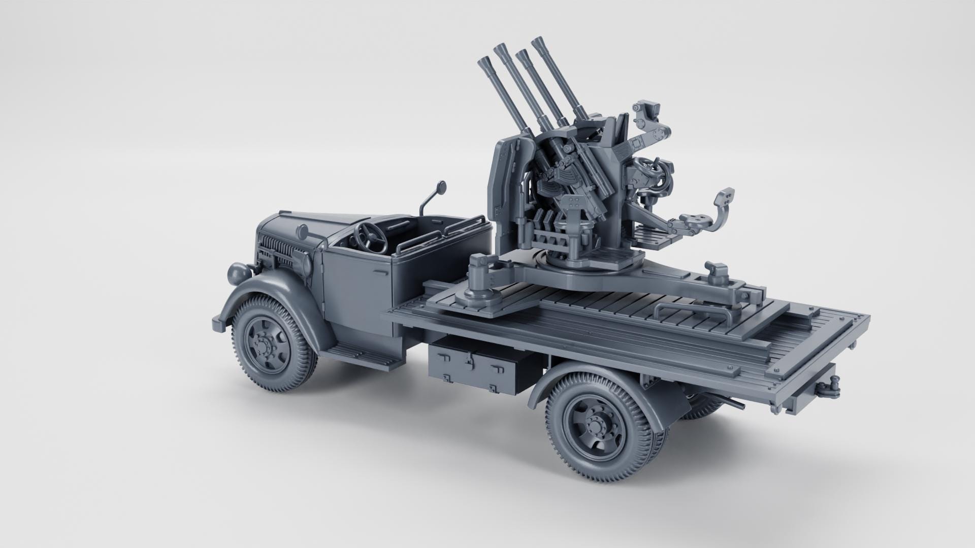 Opel Blitz With 20mm Flakvierling 38 AA Gun | WW2 Trucks - Etsy