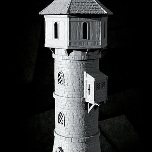 Medieval Watchtower | RPG Terrain | 6-54mm Terrain - Etsy