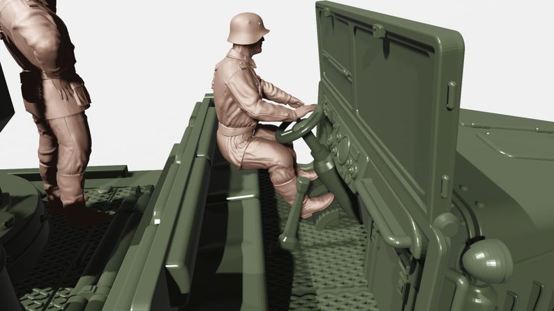 Sd.kfz.9-1 - Crane Vehicle | WW2 Armor - Etsy
