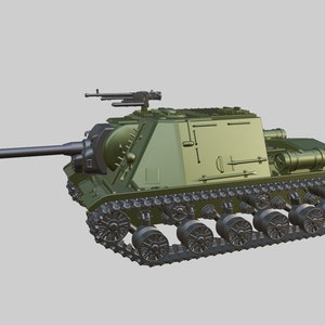 ISU-122 Heavy SPG | Soviet WW2 Armor - Etsy