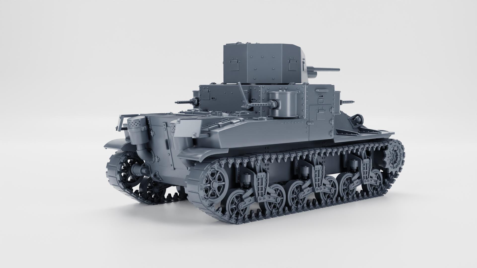 M2A1 Medium Tank | US Tanks of WW2 - Etsy