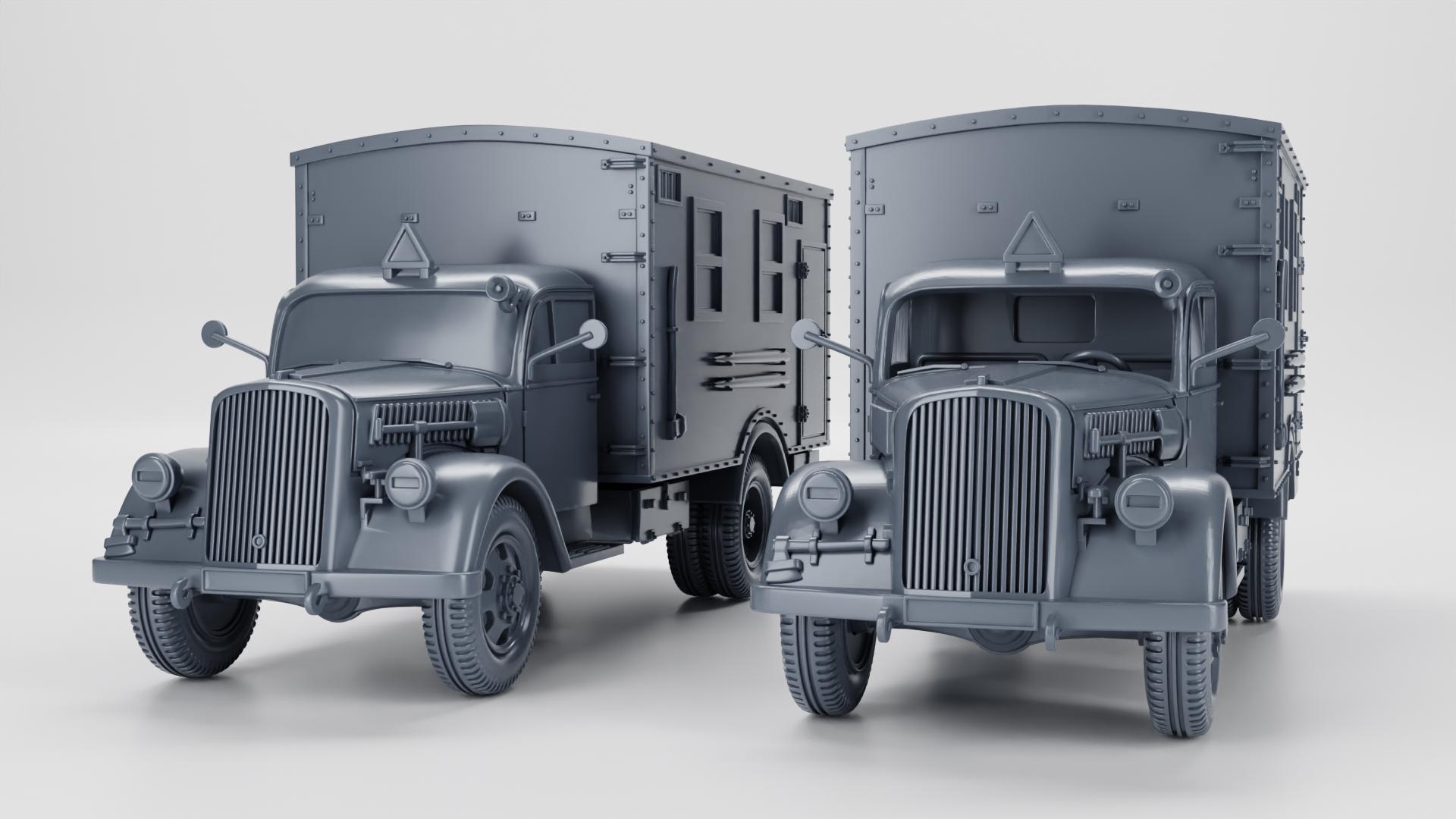 Opel Blitz C Command Car | WW2 Trucks - Etsy