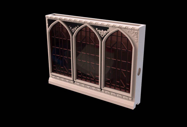 Cathedral Walls | RPG Terrain | 10-54mm Terrain - Etsy