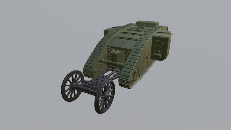 British Mk1 Tank | WW1 Armor - Etsy