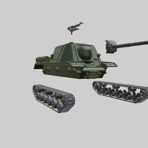 Isu-122s Heavy SPG | Soviet WW2 Armor - Etsy