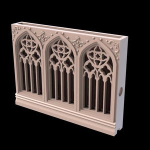 Cathedral Walls | RPG Terrain | 10-54mm Terrain - Etsy