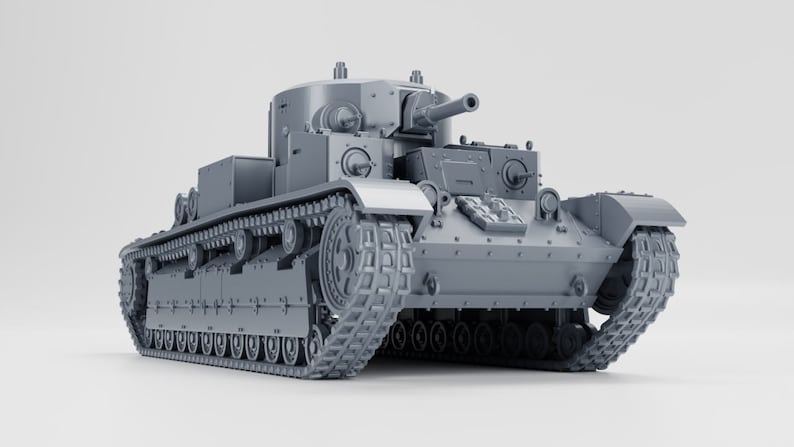 T-28M Finnish Medium Tank | Soviet WW2 Armor - Etsy