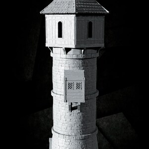 Medieval Watchtower | RPG Terrain | 6-54mm Terrain - Etsy