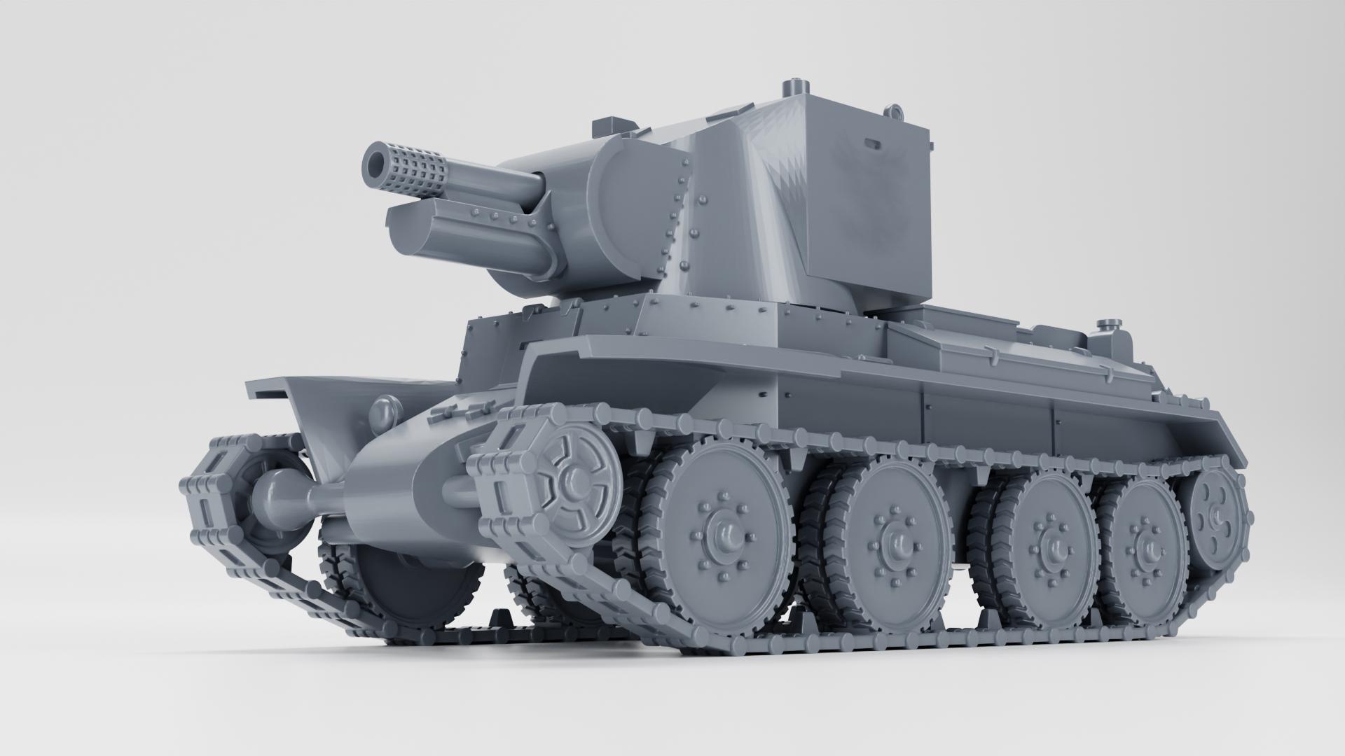 Assault Tank BT-42 (finnish) | Soviet WW2 Armor - Etsy