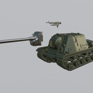 ISU-122 Heavy SPG | Soviet WW2 Armor - Etsy