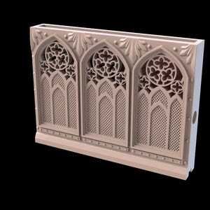 Cathedral Walls | RPG Terrain | 10-54mm Terrain - Etsy
