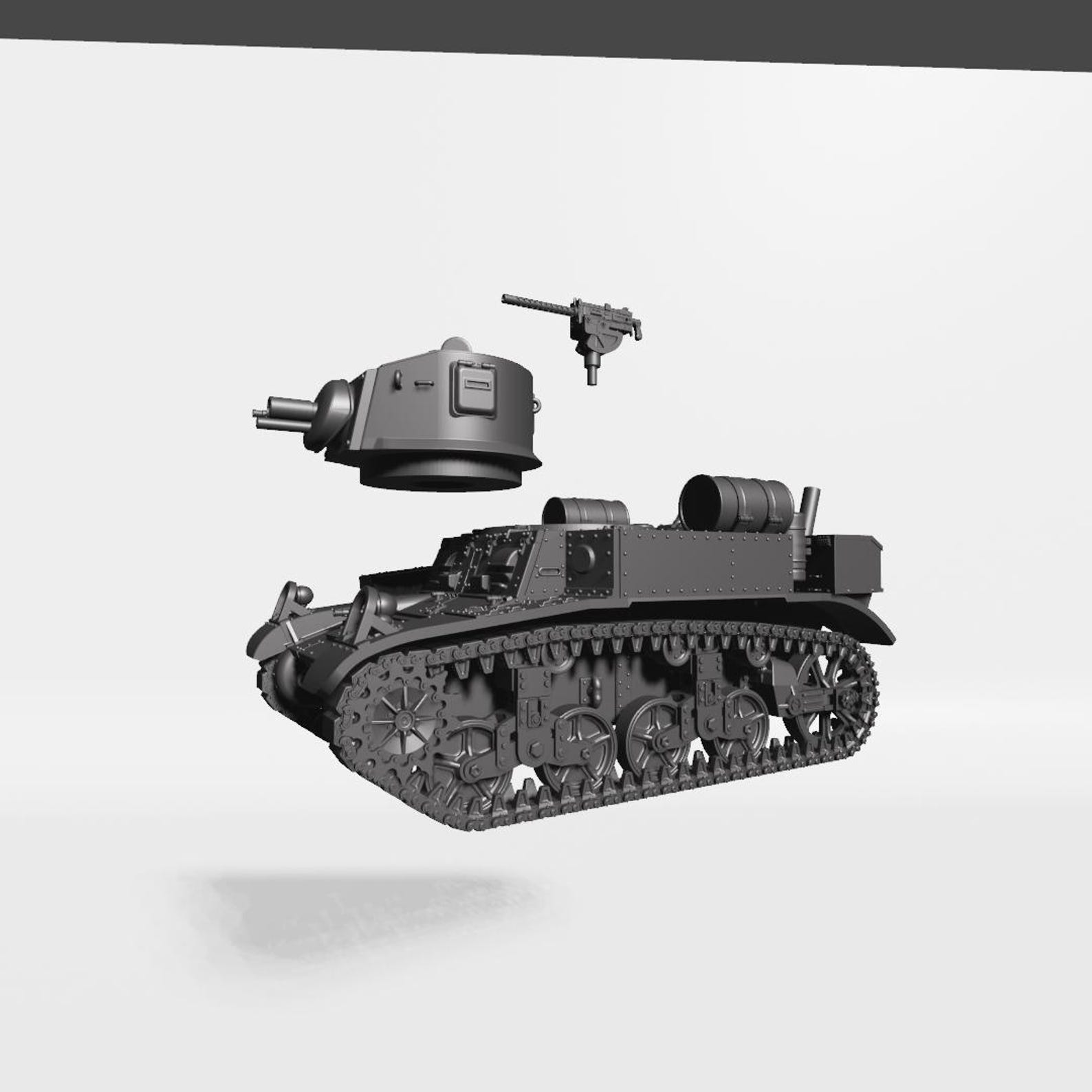 M3A1 Stuart Satan | US Tanks of WW2 - Etsy