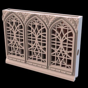 Cathedral Walls | RPG Terrain | 10-54mm Terrain - Etsy