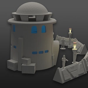 Dune One: Tatooine Towers | Building Miniature | 10-48mm Terrain - Etsy
