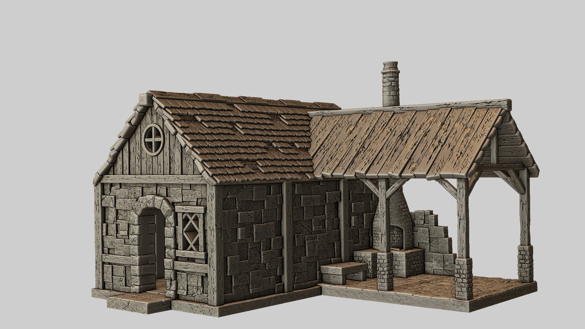 Farmhouse | Medieval Farmhouses | 6-75mm Terrain - Etsy