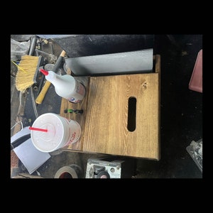 Custom Wood Console Center With Cup Holders - Etsy