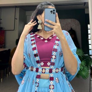 Premium Heavy Mirror Work Lehenga Choli for Women, Wedding Lehenga ...