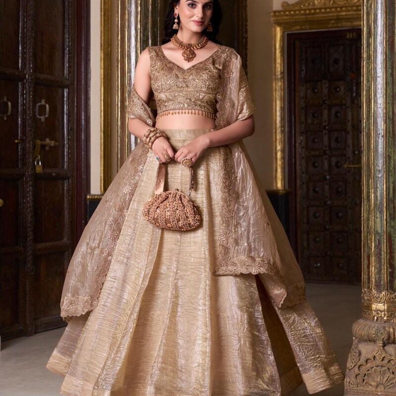 Bronze Lehenga Skirt - Etsy