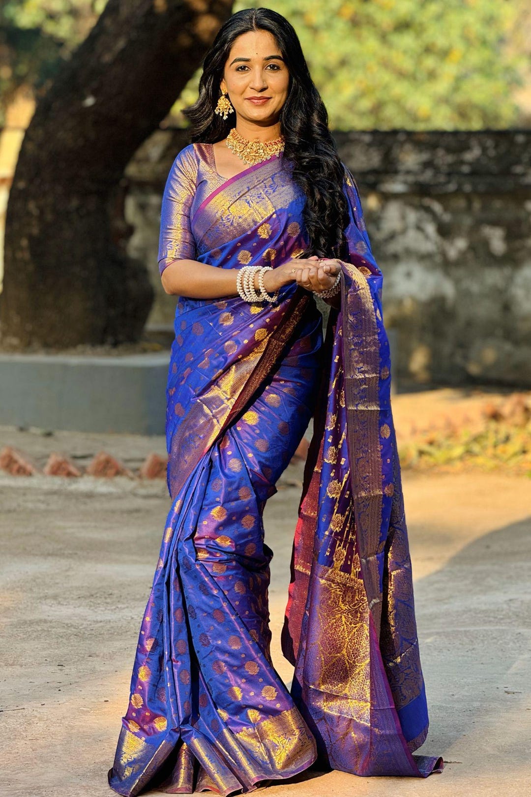 New Shiny Soft Silk Banarasi Sarees With Rich Pallu Designer Wedding ...