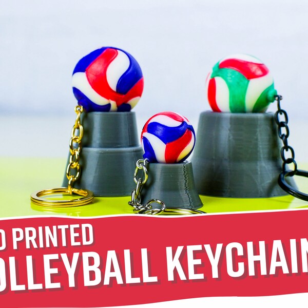 3d Printed Sports Keychain - Etsy
