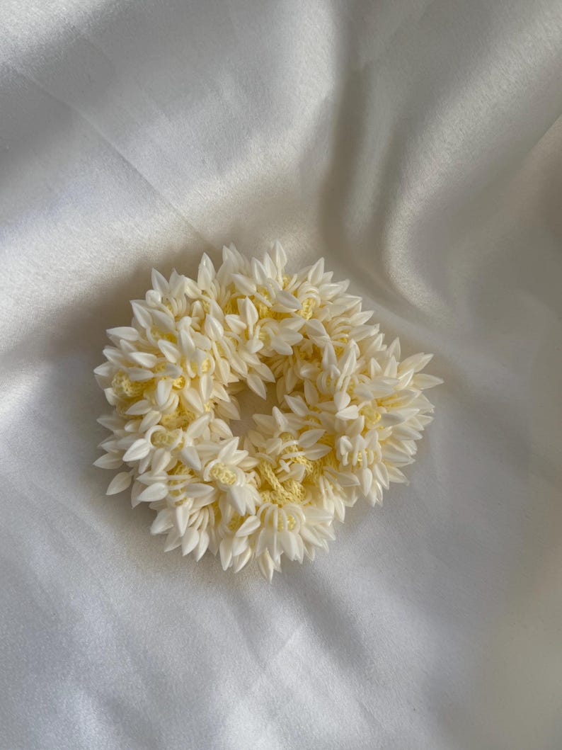 Handmade Silk Jasmine Gajra Hair Bun Accessory | Indian Wedding Bridal ...