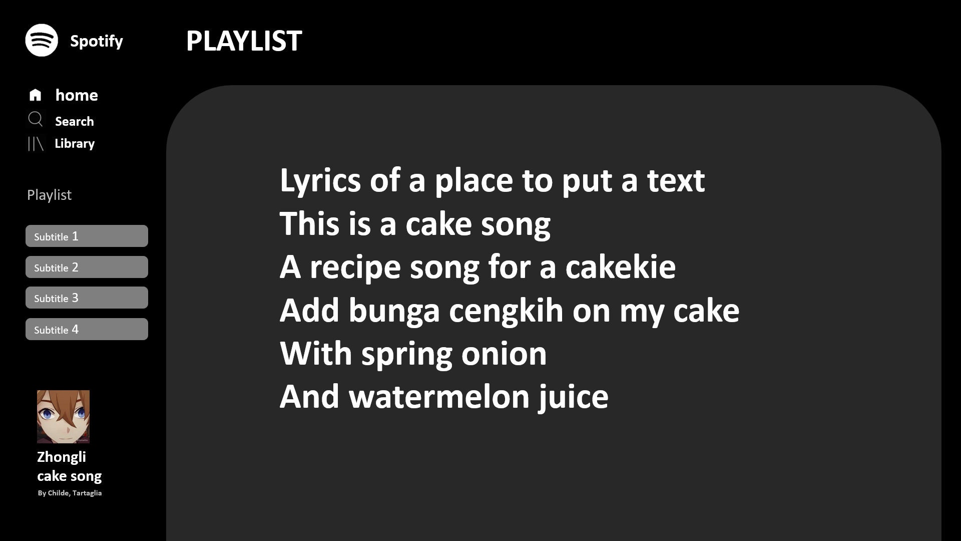 Spotify Powerpoint Ll Music Powerpoint Ll Black Theme Slides Ll Spotify Music Templates Ll