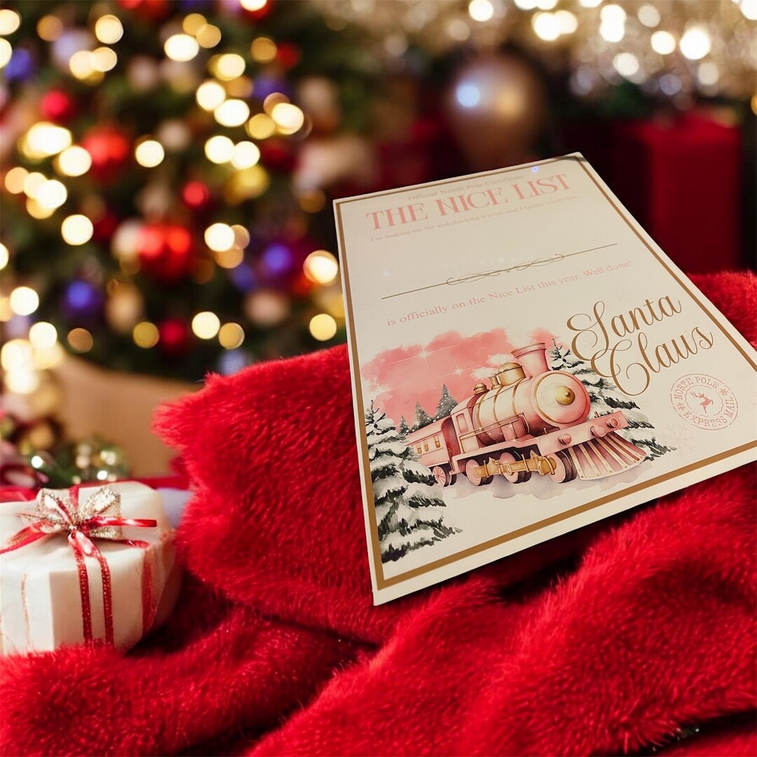 Santas Nice List - Etsy